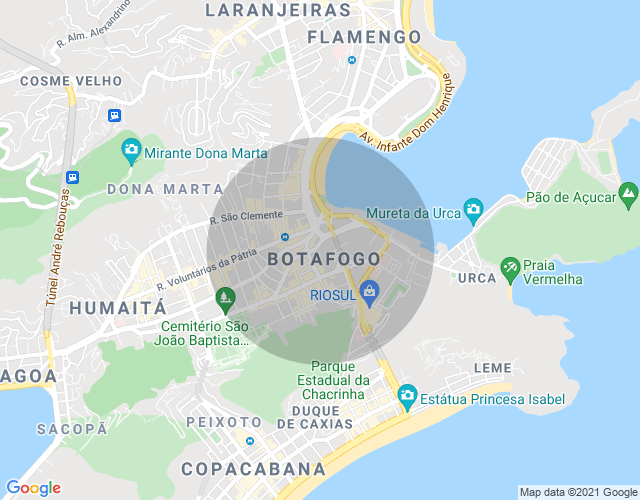 Cobertura com vista panorâmica para o Pão de Açúcar e Cristo Redentor ...