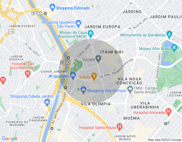 Apartamento com vista para o skyline urbano - Itaim Bibi, São Paulo - SP